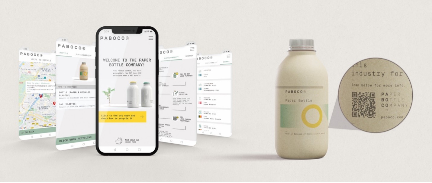 Paboco makes the paper bottle interactive to encourage recycling | Kezzler